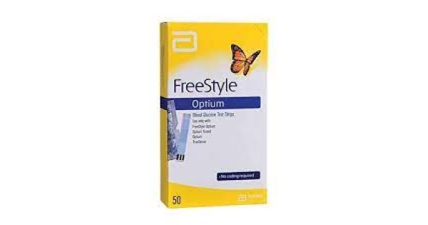 FreeStyle Optium 50 Test Strisce Reattive per la misurazione delle glicemia